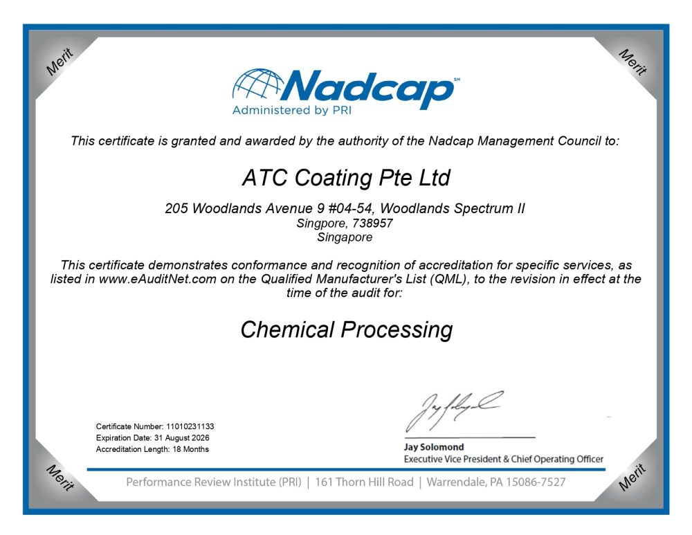 Certification – ATC
