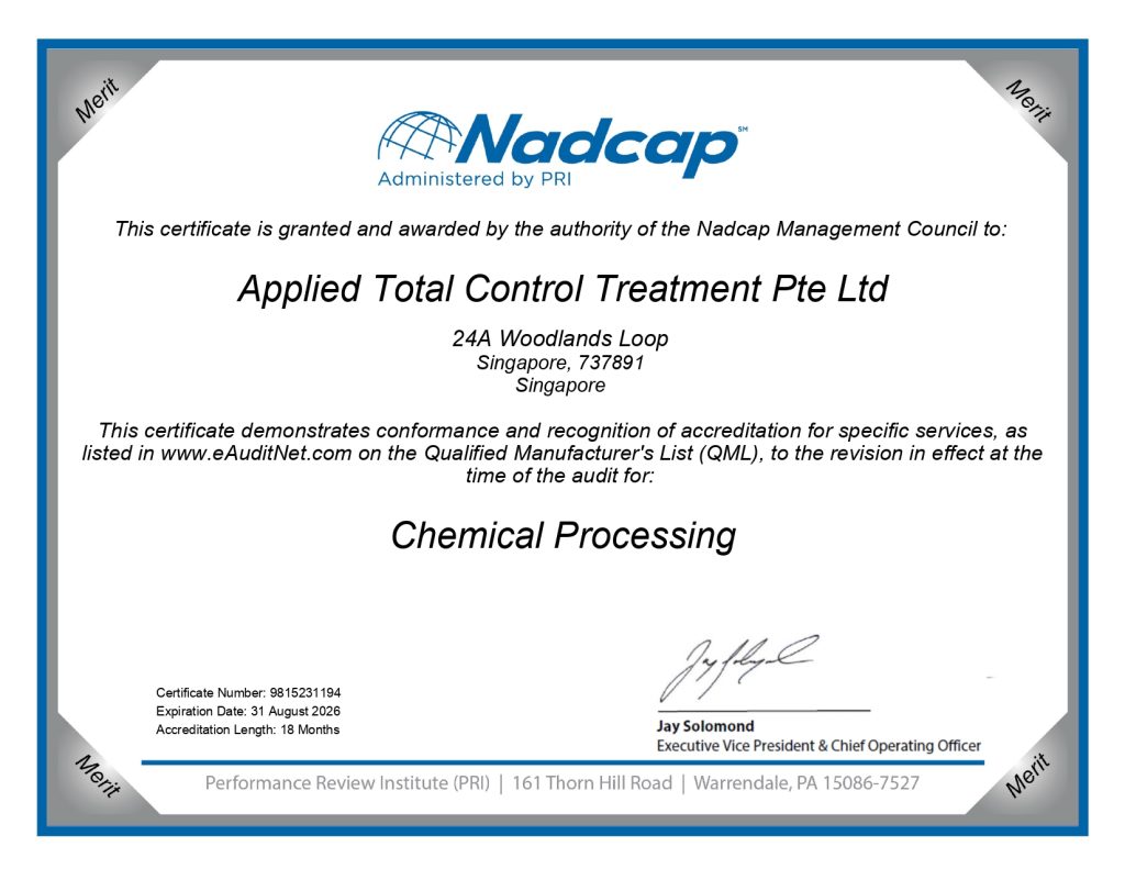 Certification – ATC